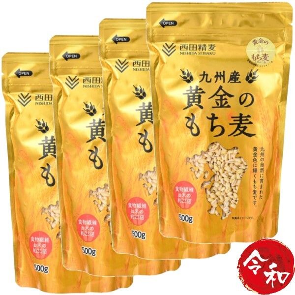Nishida | [4包] 西田精麥 九州產黃金押麥 500g【平行進口貨品】[001125] | HKTVmall 香港最大網購平台