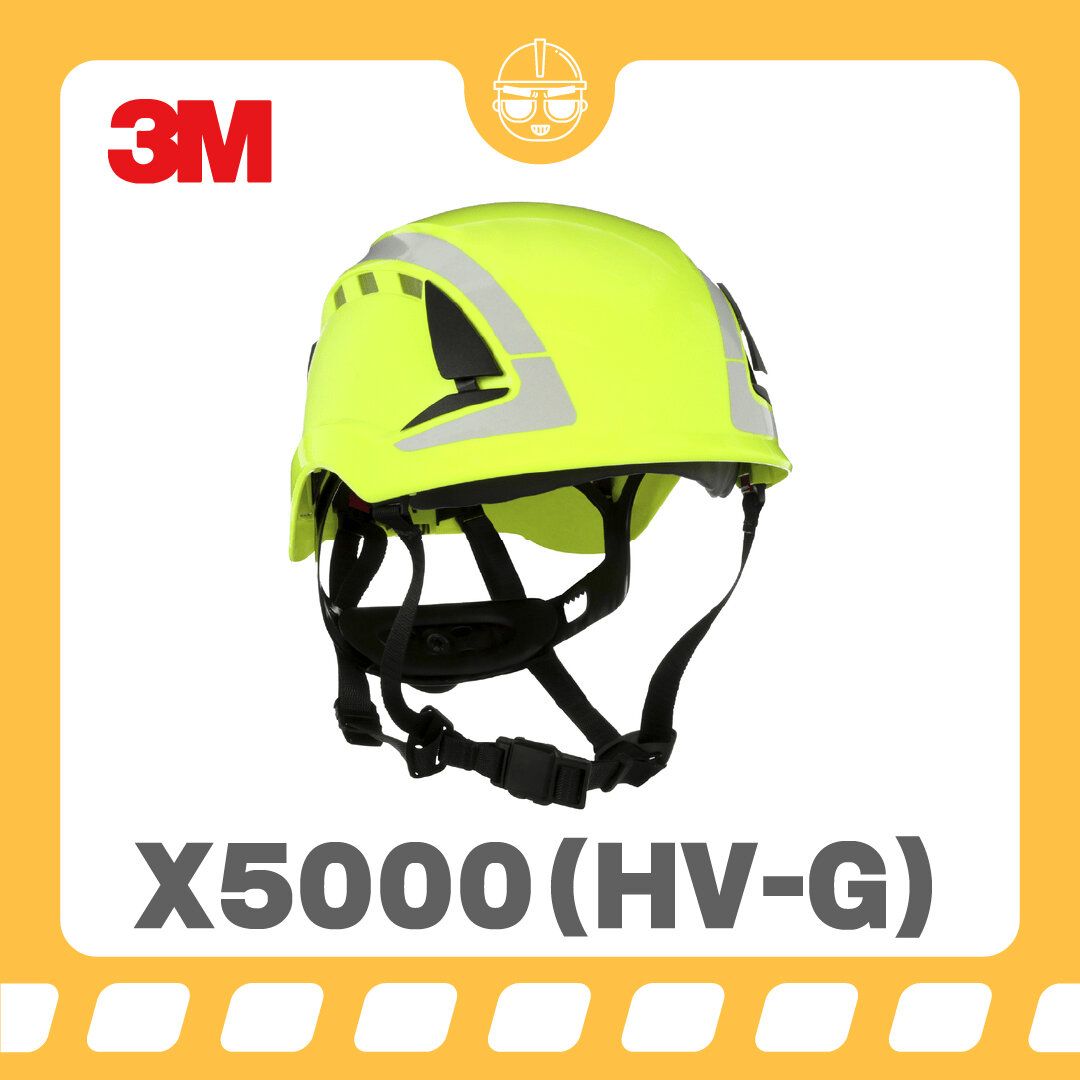 3M | 3M™ SecureFit™ Safety Helmet, X5000 Series - Hi-Visibility Green ...