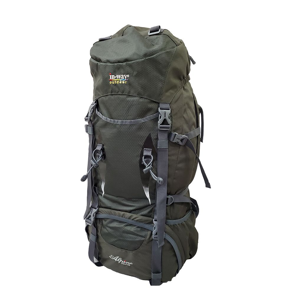 Inway | 戶外露營背囊 Alpine 50+10 Backpack Charcoal IIC | HKTVmall 香港最大網購平台