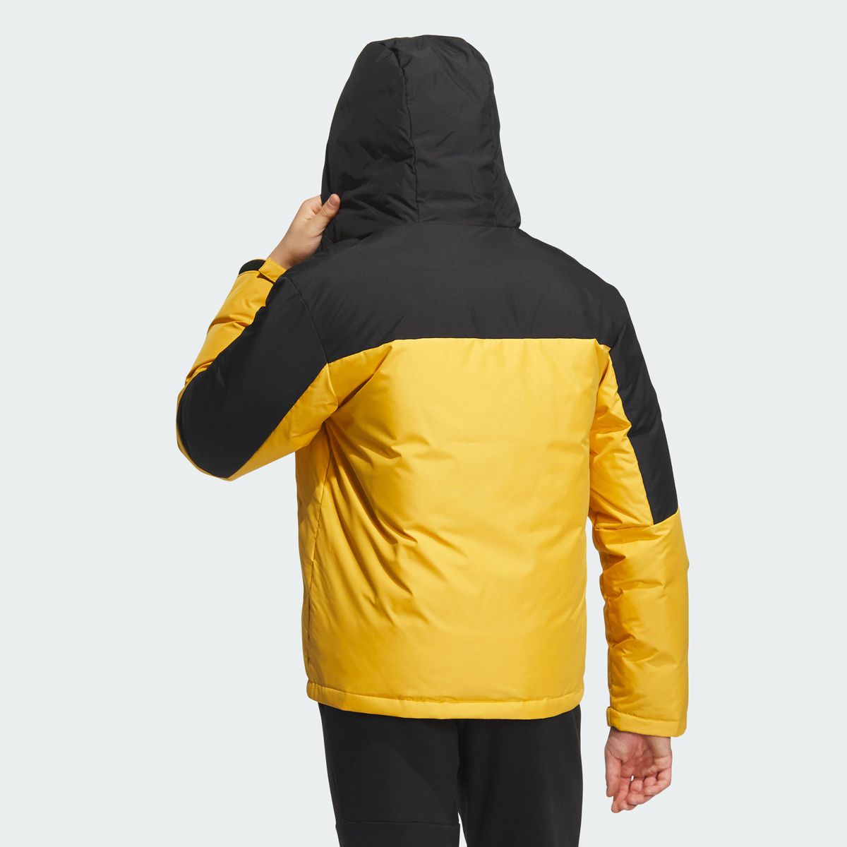 adidas | 成人 男子 COLORBLOCK 羽絨連帽外套 | 顏色 : 黃色 | 尺碼 : A/S | HKTVmall 香港最大網購平台