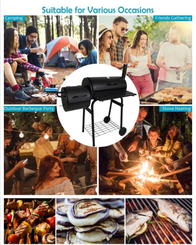 全城熱賣 | [黑色] 戶外庭院便攜 炭BBQ燒烤爐 | HKTVmall 香港最大網購平台