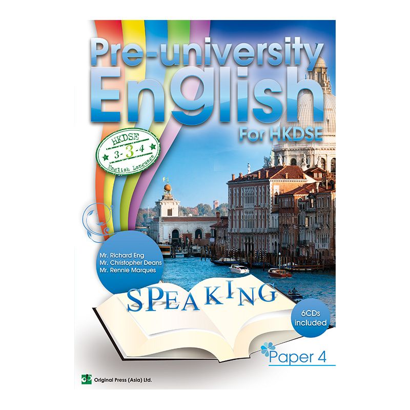 Original Press (Asia) Ltd. | Pre-university English for HKDSE - Paper 4 Speaking | HKTVmall 香港最大網購平台
