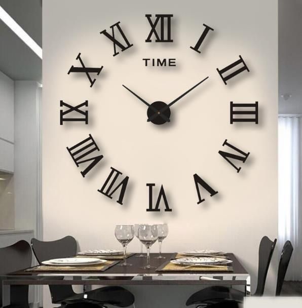 DDS | （黑色）北歐立體時鐘 靜音掛鐘 #DDS | HKTVmall 香港最大網購平台