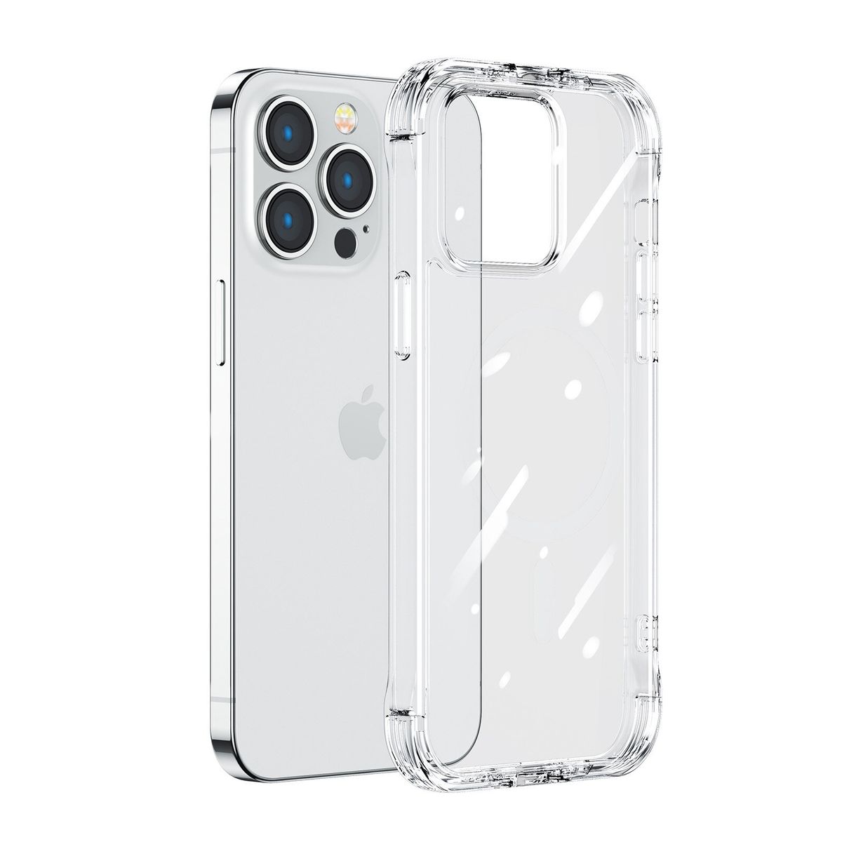 JOYROOM | JR-14H2 iP14 Pro 6.1英吋 透明保護殼 帶手機支架 iPhone 蘋果手機保護套 捍衛者系列 ...