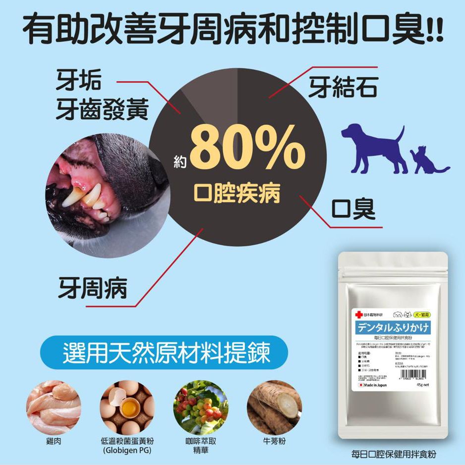 無添加 | Japanese Pet Research Daily Oral Health Bibbling Powder (Dogs ...