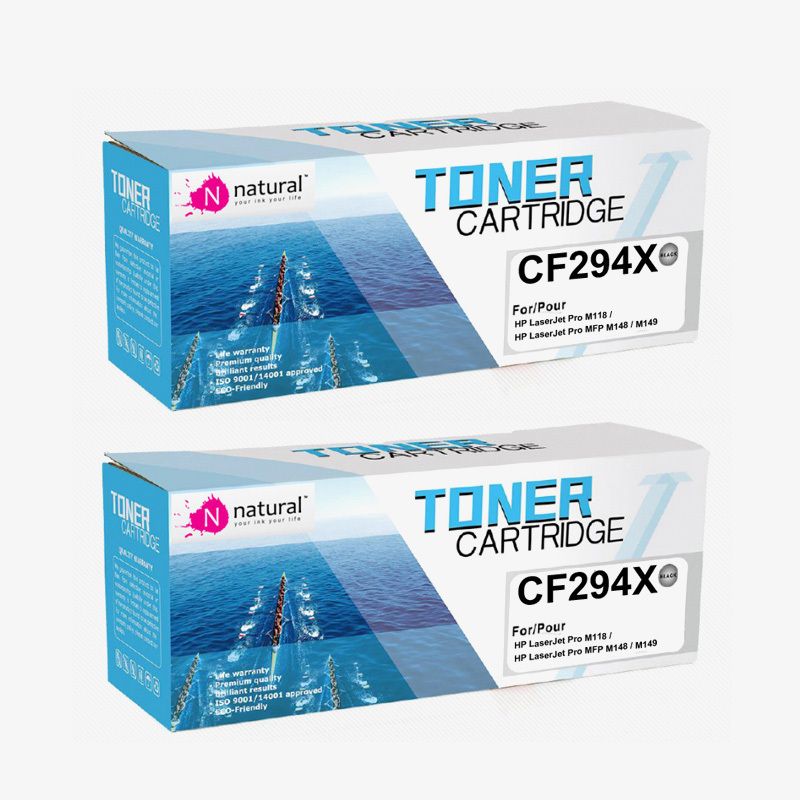 Natural | HP CF294X (94X) 孖裝高印量代用黑色碳粉 | HKTVmall 香港最大網購平台