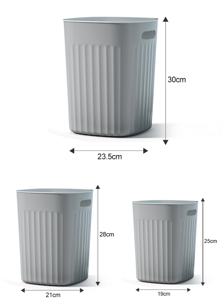 DDS | ins簡約無蓋垃圾桶(海軍藍)(尺寸:19*25CM)#N164_016_294 | HKTVmall 香港最大網購平台