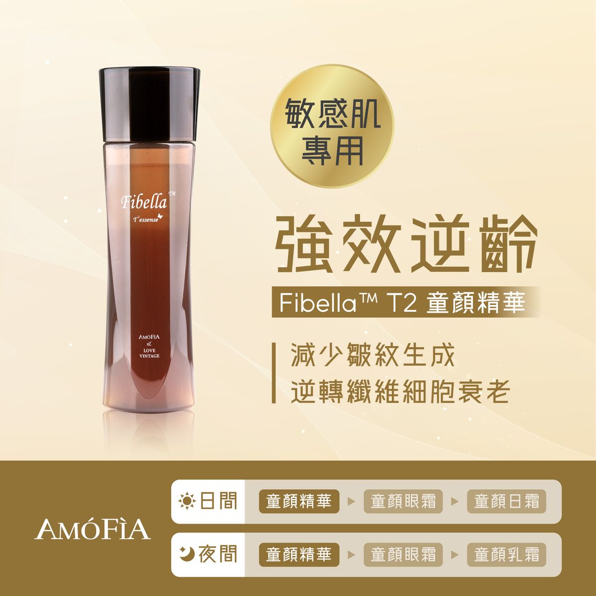 菲菲 | AMOFIA Fibella T2童顏精華 (敏感肌護理專用) | HKTVmall 香港最大網購平台