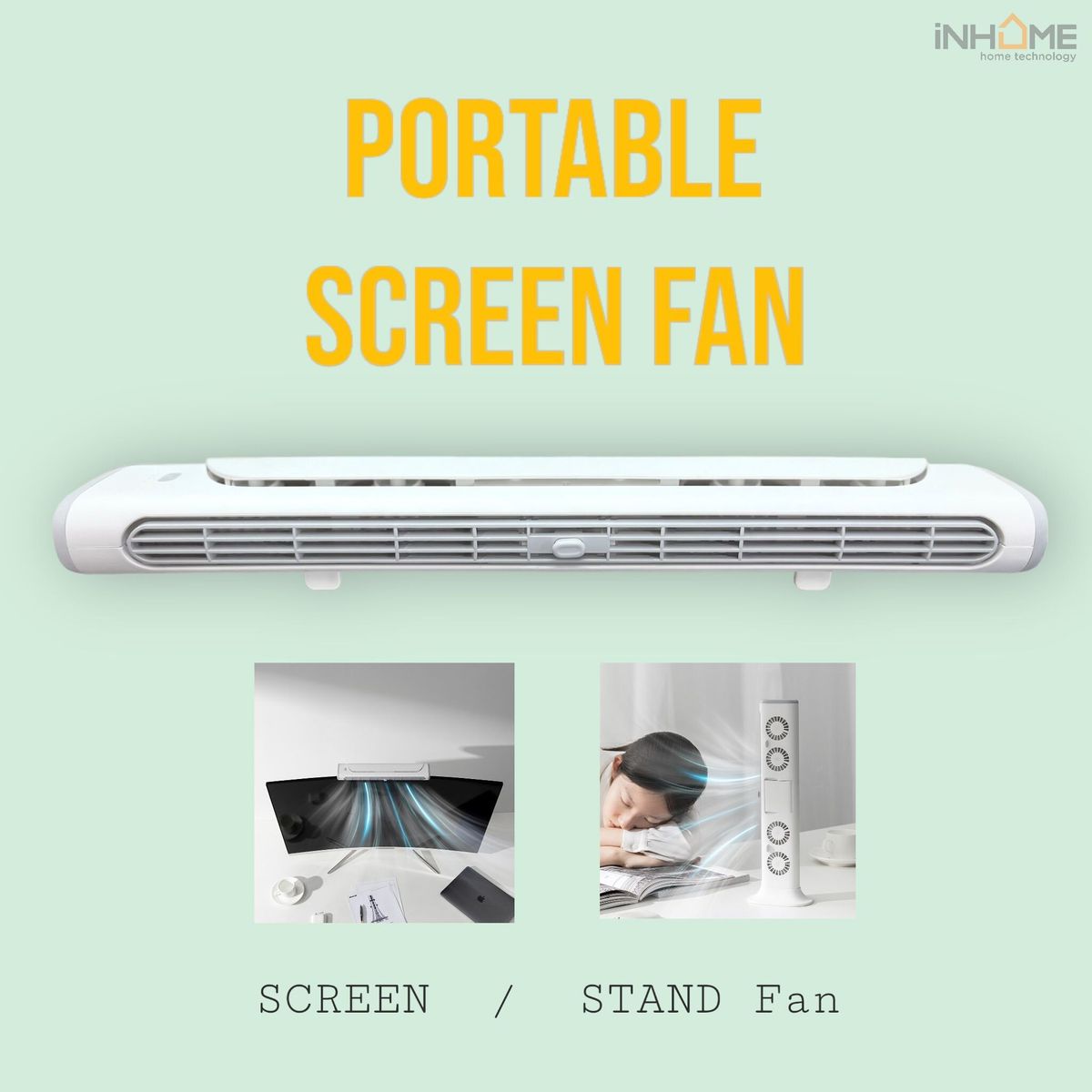 iNHOME | Portable Screen ( Monitor ) and Stand ( Desk ) Fan | HKTVmall ...
