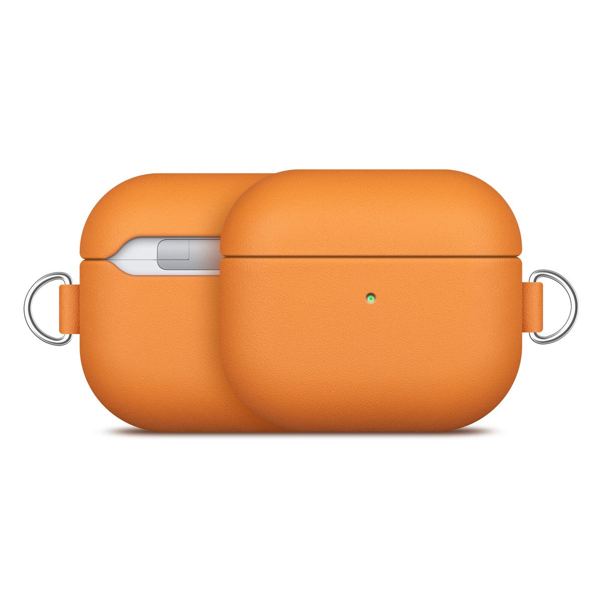 Wit's | Airpod Pro Holder Protection Case, Cow Skin Leather, Orange ...