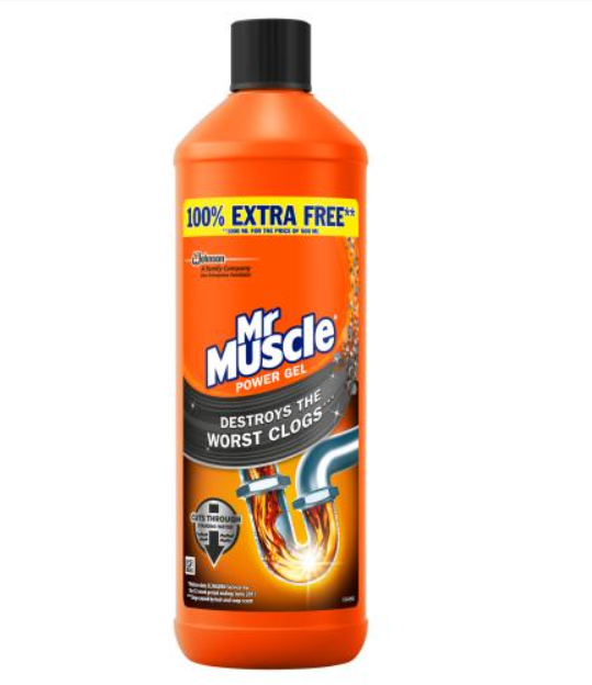威猛先生 | Mr Muscle Drain Power Gel for Full Clogs 1L,全木底鞋的排水強力凝膠 1L ...