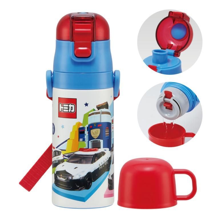 Skater | 2WAYS 不銹鋼瓶直飲420ML/杯飲350ML TOMICA 22(SKDC3-563850) | HKTVmall 香港最大網購平台