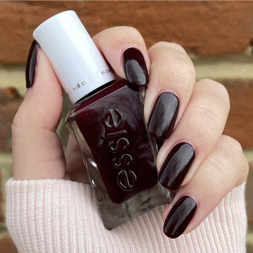 essie | 美國 Model Clicks 深紫紅色 有Gel 甲效果 持久高光澤 指甲油 Gel Couture ESG371 13 ...