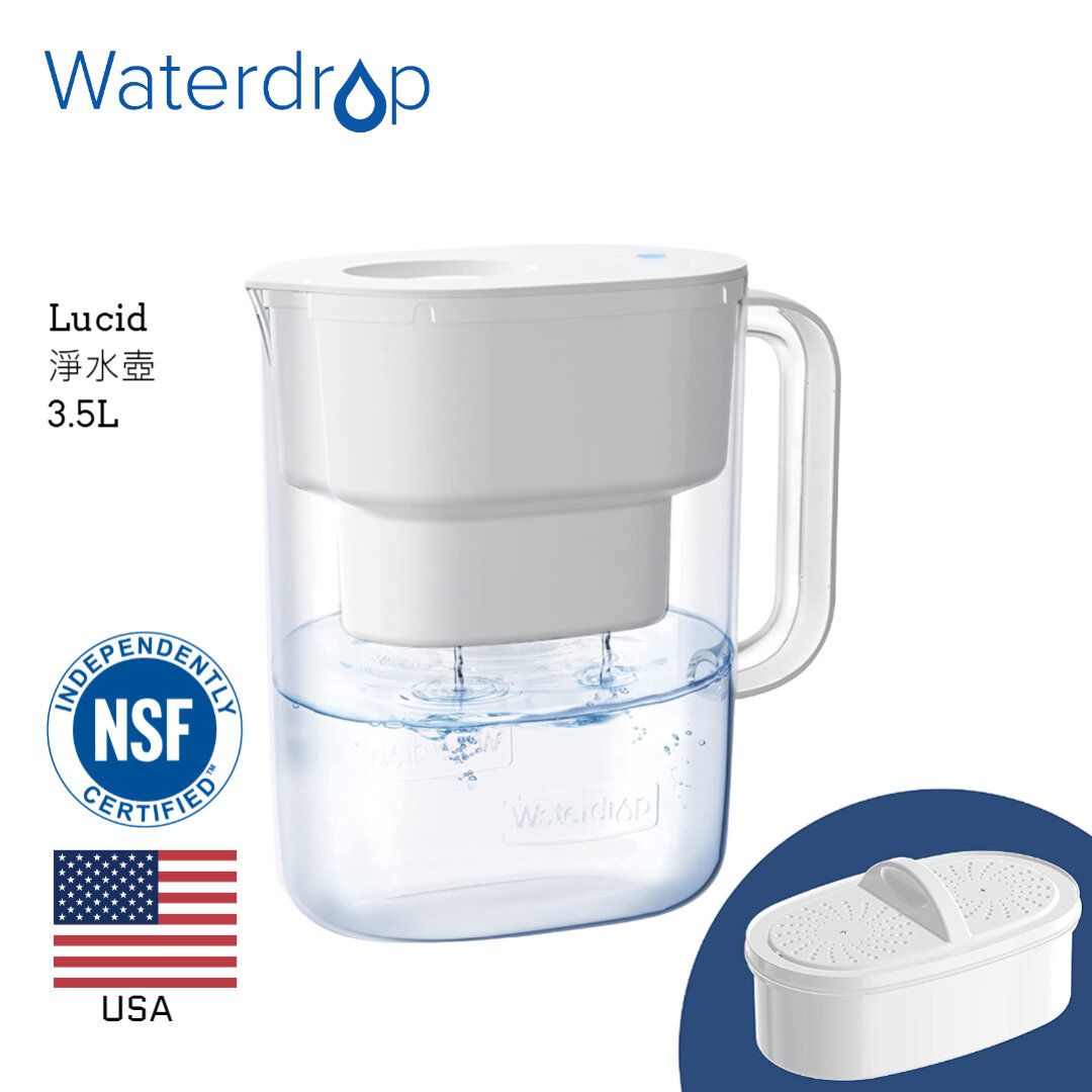 Waterdrop | Lucid Water Pitcher 3.5L (White) WD-PT-07W | HKTVmall The ...