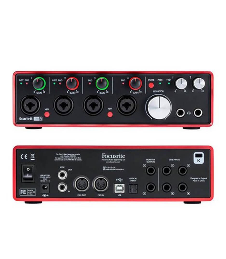 Focusrite | Focusrite Scarlett 18i8 3rd generation USB audio interface ...