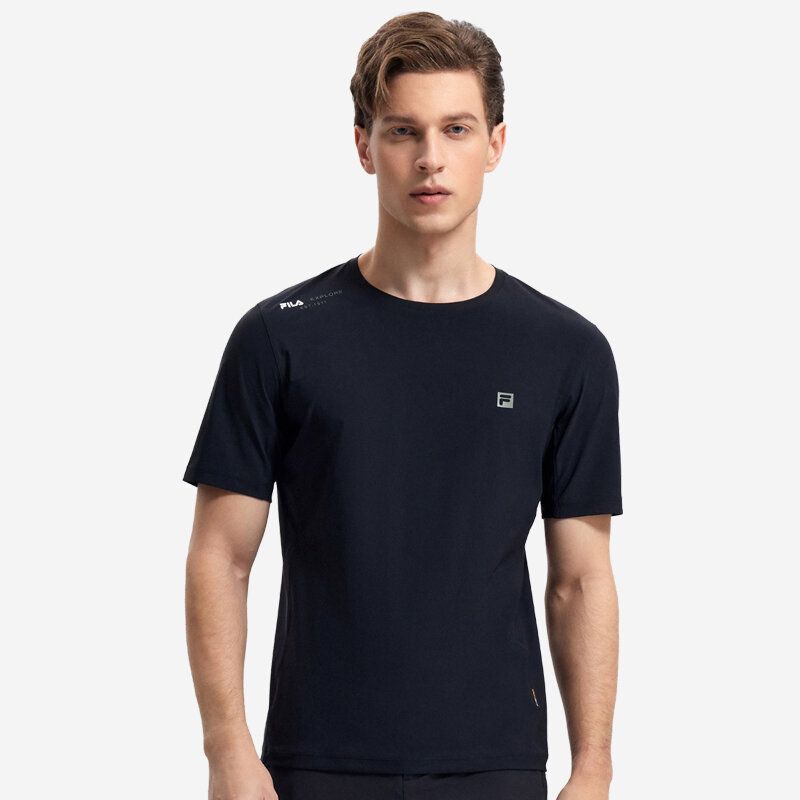 FILA | Athletics 系列男裝 F-Box Logo T 裇 | 顏色 : 黑色 | 尺碼 : S | HKTVmall 香港最大網購平台