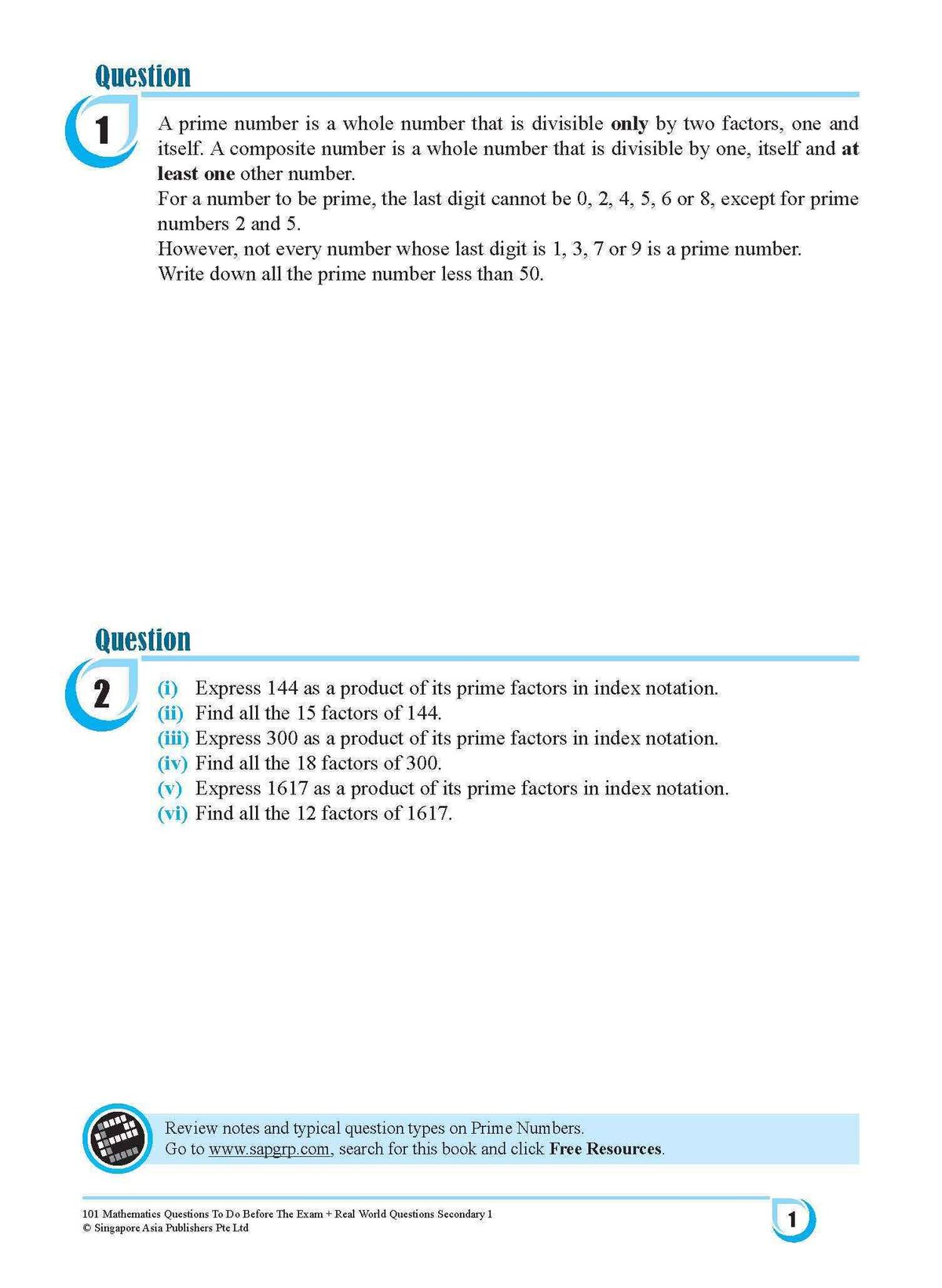 SAP | 101 Mathematics Questions To Do Before The Exam + Real World ...