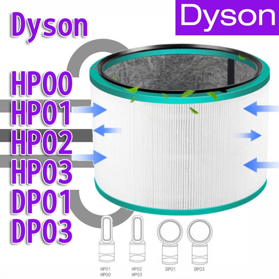 Others | Dyson Pure Hot + Cool HP00 HP01 HP02 HP03 Pure Cool Link DP01 DP03 空氣清新機HEPA 代用濾網濾芯替换用 ...