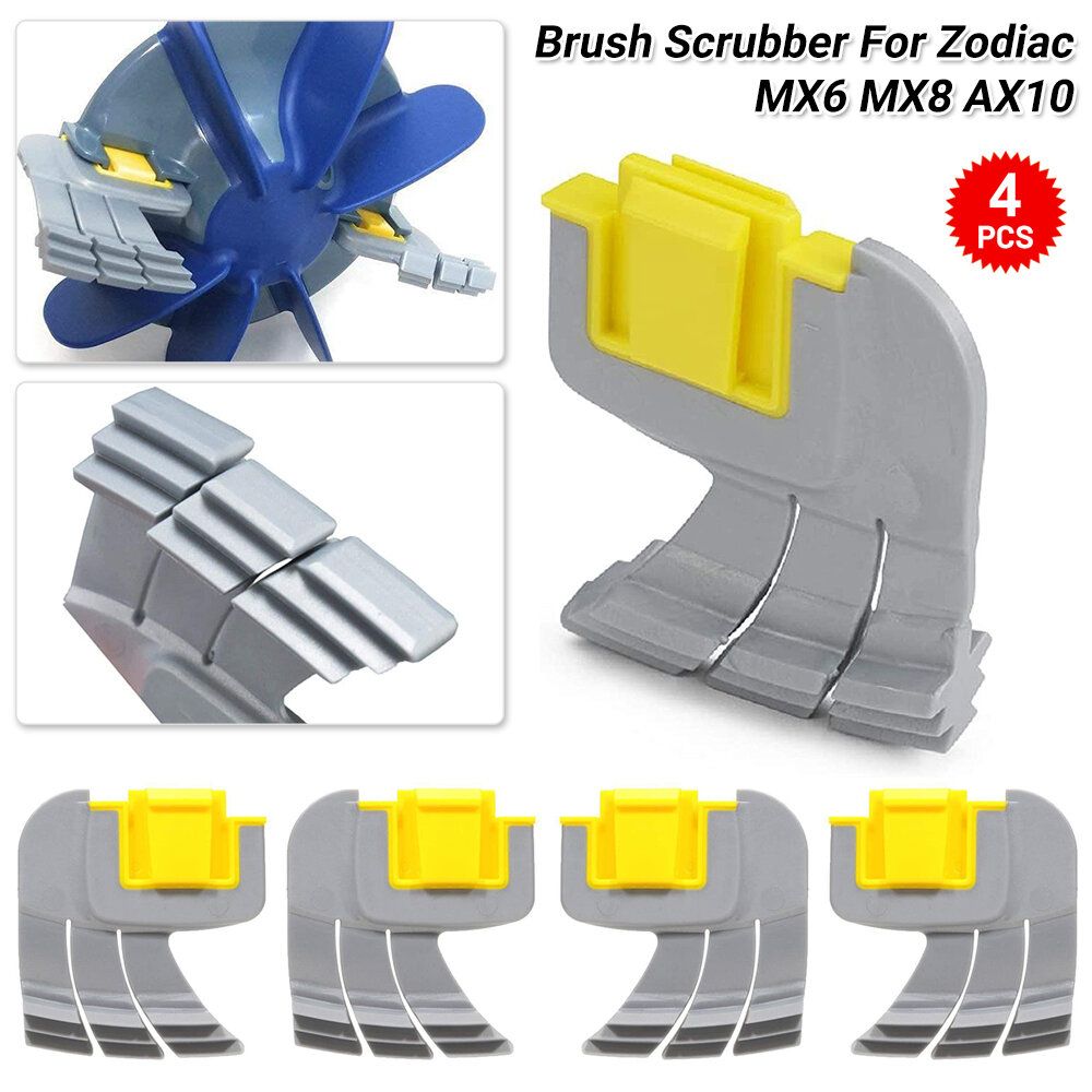 屯京 | [4件裝] 泳池清潔機器人擦洗刷 R0714400 適用 Zodiac MX8 Mx6 旋風擦洗刷 | HKTVmall 香港最大網購平台