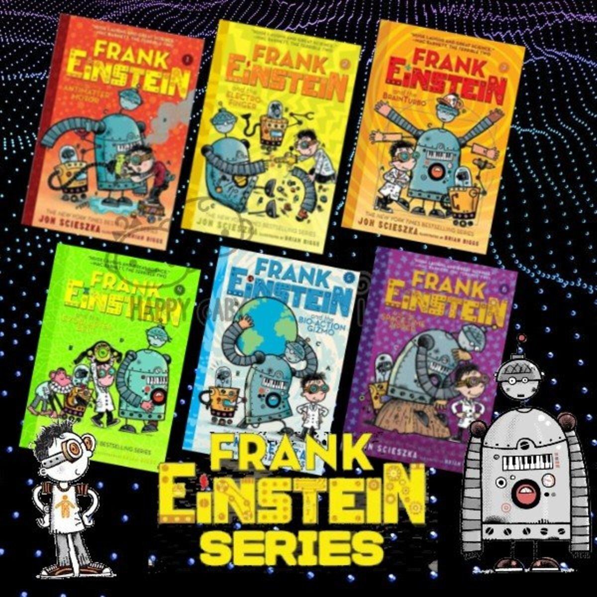 Amulet Books | Frank Einstein 系列 6本裝｜Wimpy Kid作者推介｜搞笑科學STEM章節小說 ...