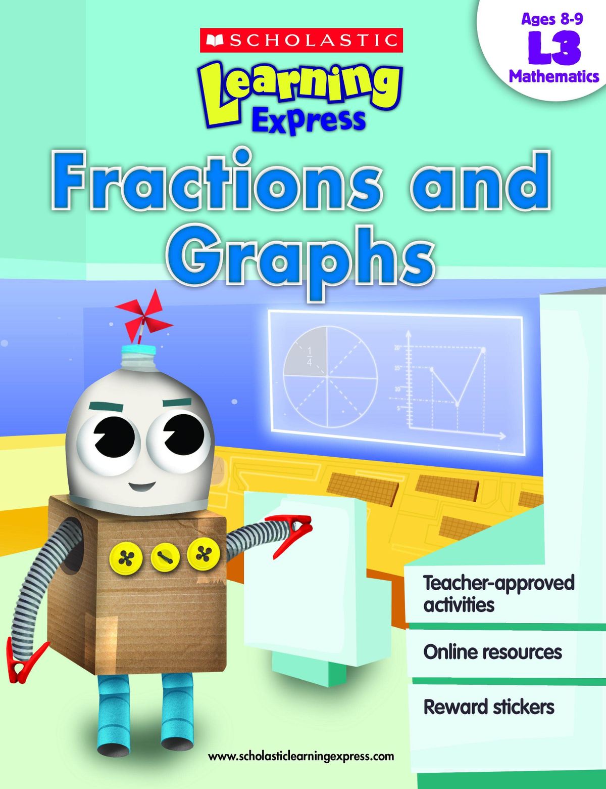 SCHOLASTIC | LEARNING EXPRESS L3: FRACTIONS & GRAPHS | HKTVmall 香港最大網購平台