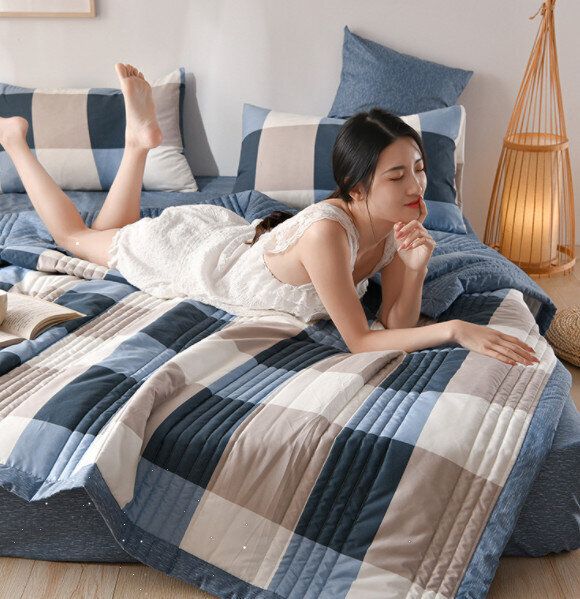 全城熱賣 | 小清新水洗夏涼被(幽蘭)【200x230cm】 | HKTVmall 香港最大網購平台