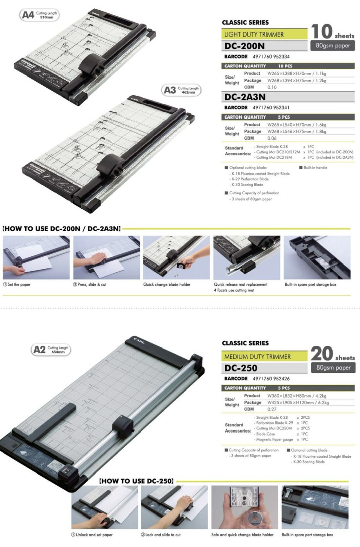 CARL | 日本 CARL A3 專業滾輪式鎅紙機#RT-218切割切紙機《香港行貨》 | HKTVmall 香港最大網購平台