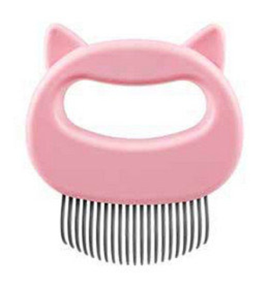 DDS | 貓梳-貓頭造形貝殼梳彈力梳齒 (粉紅色) #DDS | HKTVmall 香港最大網購平台