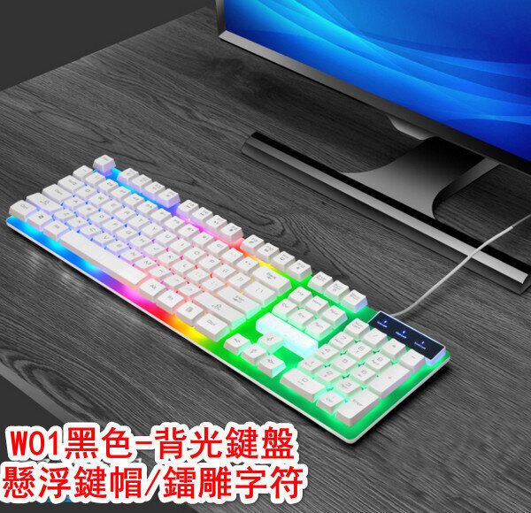 Others | 有線USB遊戲鍵盤-FRIEOL-W01白色 | HKTVmall 香港最大網購平台