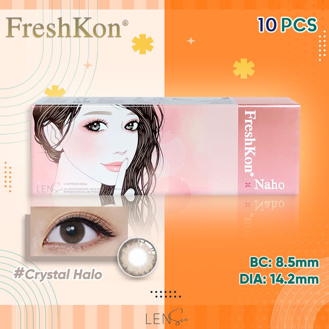 FreshKon | Freshkon x Naho 日拋彩色隱形眼鏡 - Crystal Halo (10片裝) (度數 -0.00) | 尺碼 : -0.00 | HKTVmall 香港最 ...