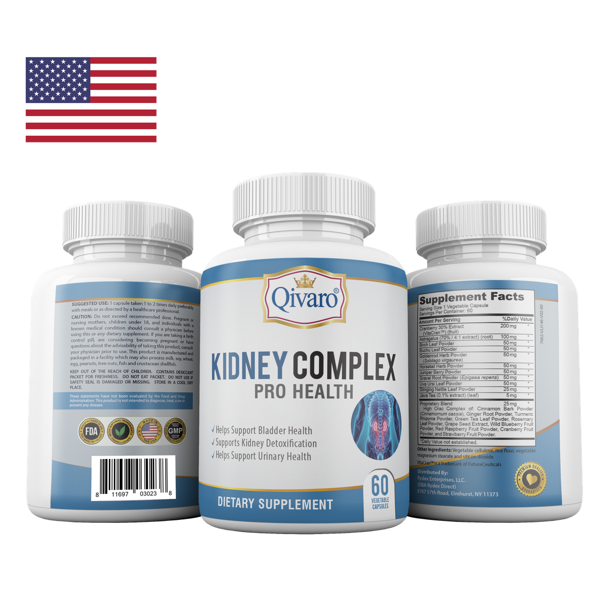 QIVARO 可兒麗 | KIDNEY COMPLEX PRO HEALTH By QIVARO 60 VEGETABLE CAPSULES ...