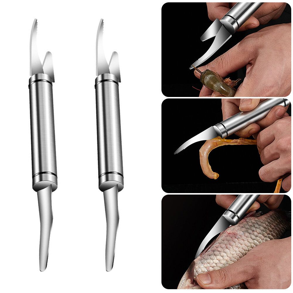 屯京 | Multifunctional Shrimp Line Fish Maw Knife Double-headed stainless ...