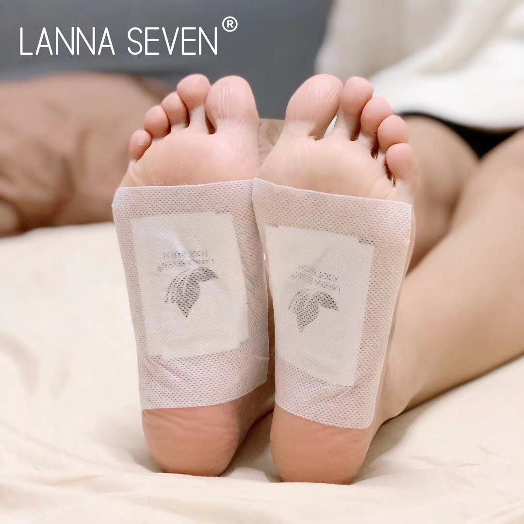 LANNA SEVEN | 【五件裝】泰國LANNA Seven 蘭納 - 竹醋足貼 祛濕排毒 腳貼 10片 (平行進口) | HKTVmall 香港最大網購平台