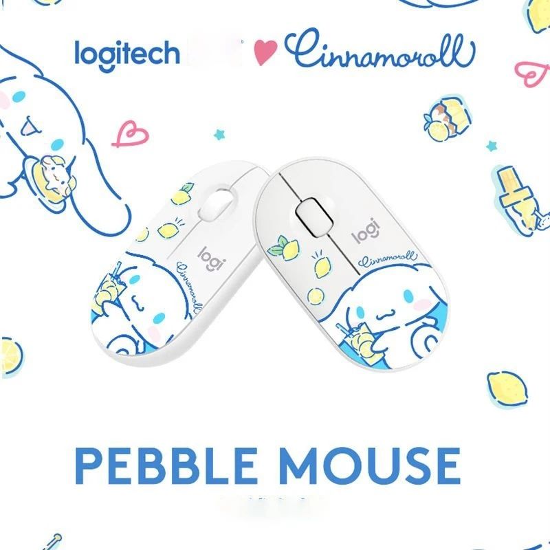 Logitech | Kuromi & Logitech PEBBLE M350 現代、纖薄、安靜的無線藍牙滑鼠 SZ23 塔羅時鐘 | 尺碼 ...