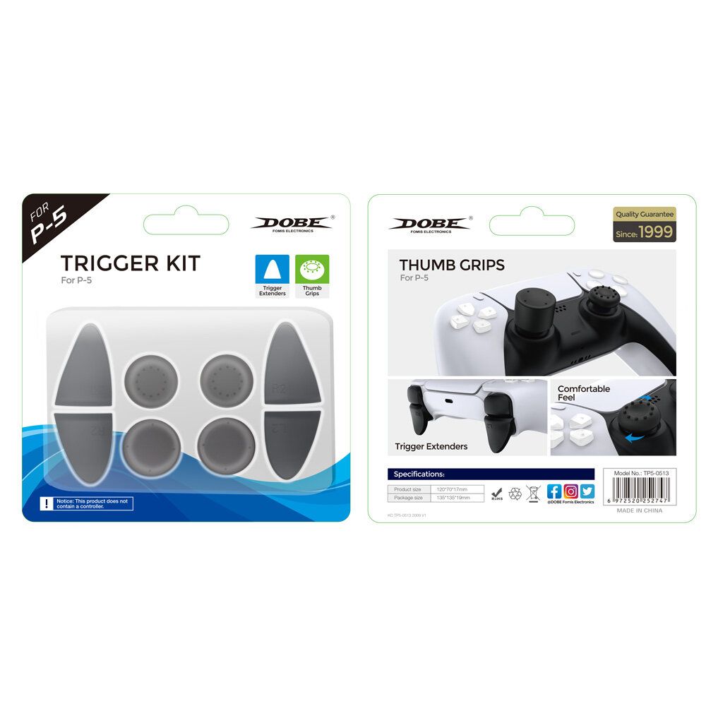 DOBE | PS5 Dual Sense 無線手掣 Trigger Kit 按鍵保護套套裝 | HKTVmall 香港最大網購平台