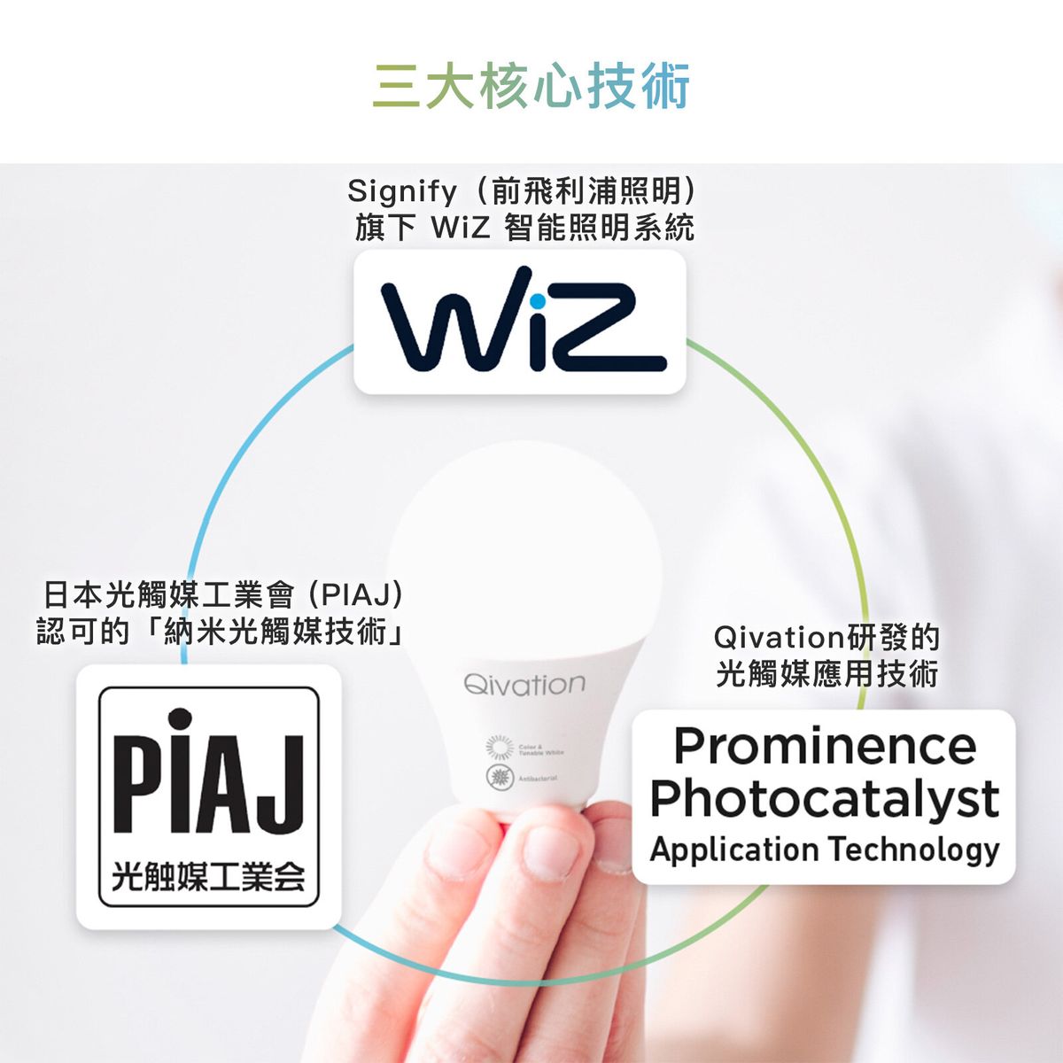 Qivation | Japan TiO2 Smart LED Light Strip 1M extension*works with 2M ...