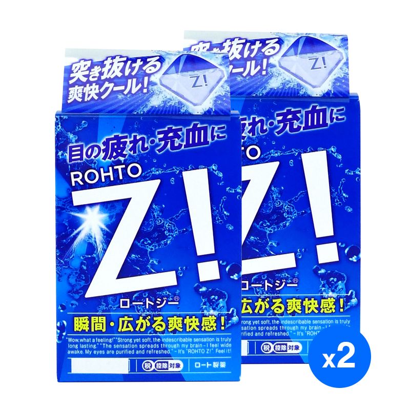樂敦 | Z! 冰爽抗疲潤眼液 12毫升 x 2 (日本版) | HKTVmall 香港最大網購平台