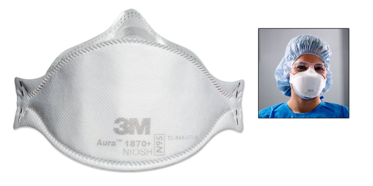 3M™ | 3M N95 1870+ Aura (原裝正貨) 即棄醫用防護口罩 (1個-獨立包裝) | HKTVmall 香港最大網購平台