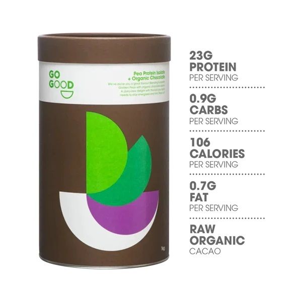 GO GOOD | Pea Protein Isolate + Organic Chocolate 500g | HKTVmall The ...