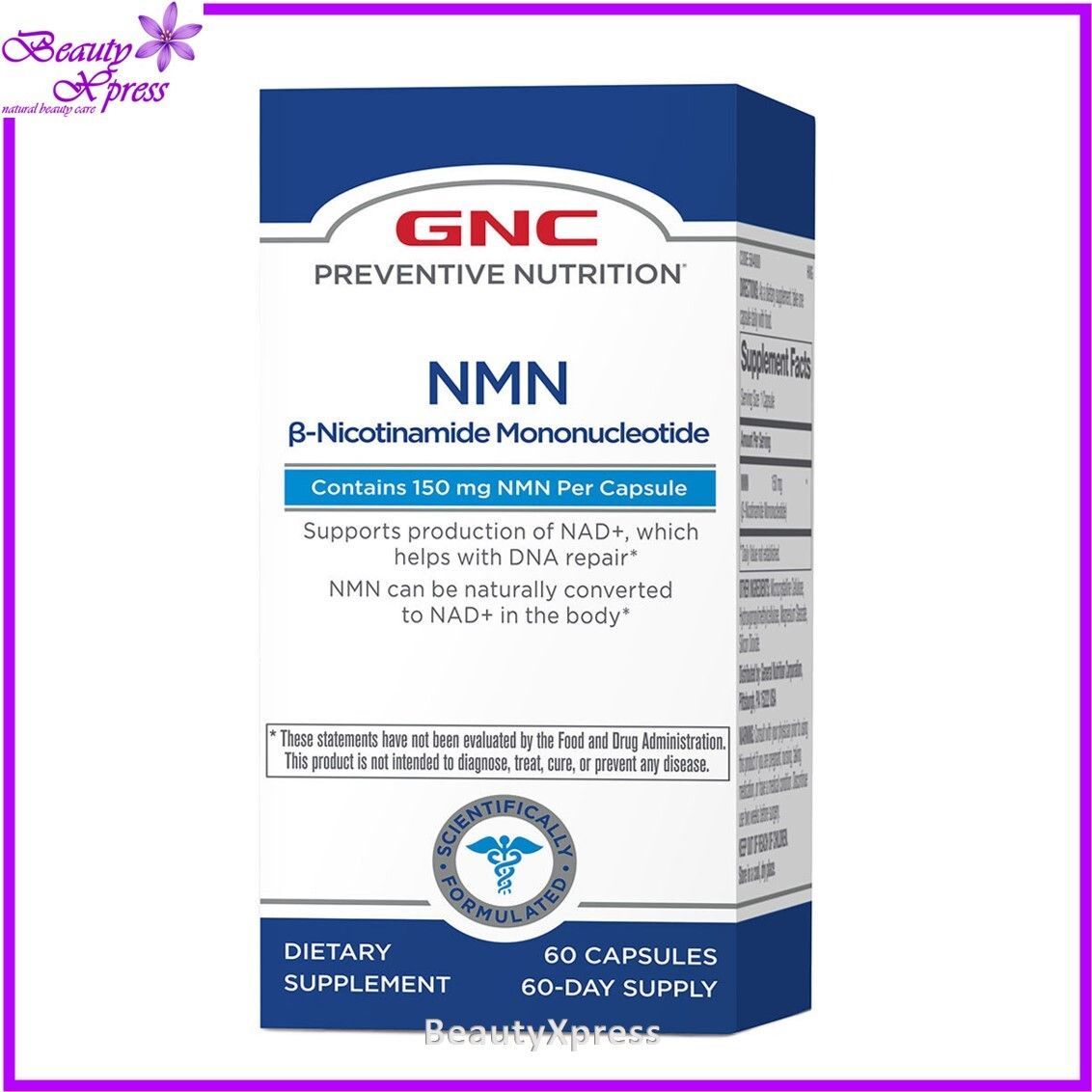 GNC | Preventive Nutrition® 逆齡抗衰老高純NMN 60 粒[平行進口] 此日期前最佳:2025年03月31日 | HKTVmall 香港最大網購平台