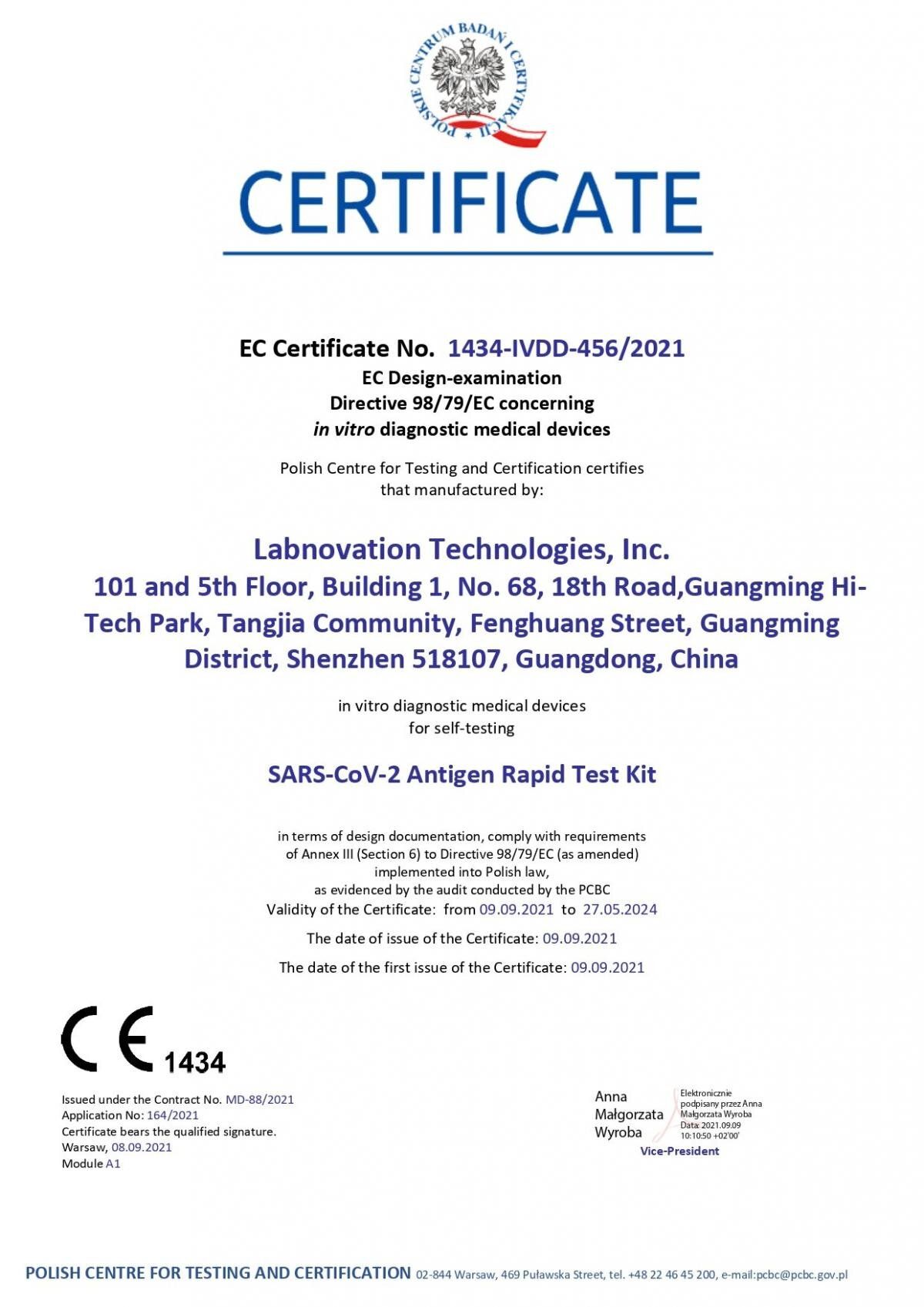 LABNOVATION | (10 Packs) LABNOVATION COVID-19 (SARS_CoV-2) Antigen ...