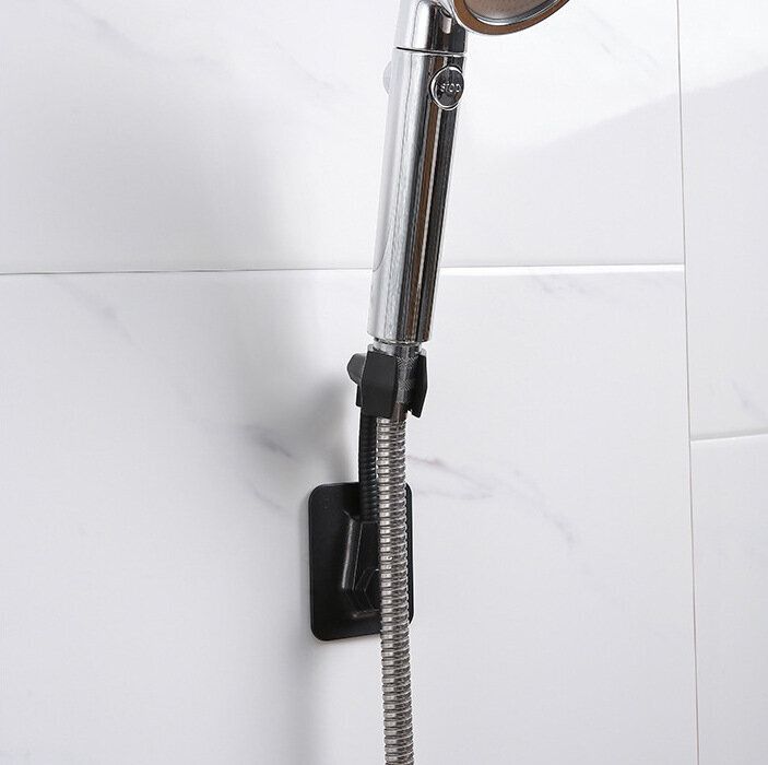 DDS | 免打孔浴室花灑支架 支架 收納架 掛架 （黑色）#DDS | HKTVmall 香港最大網購平台