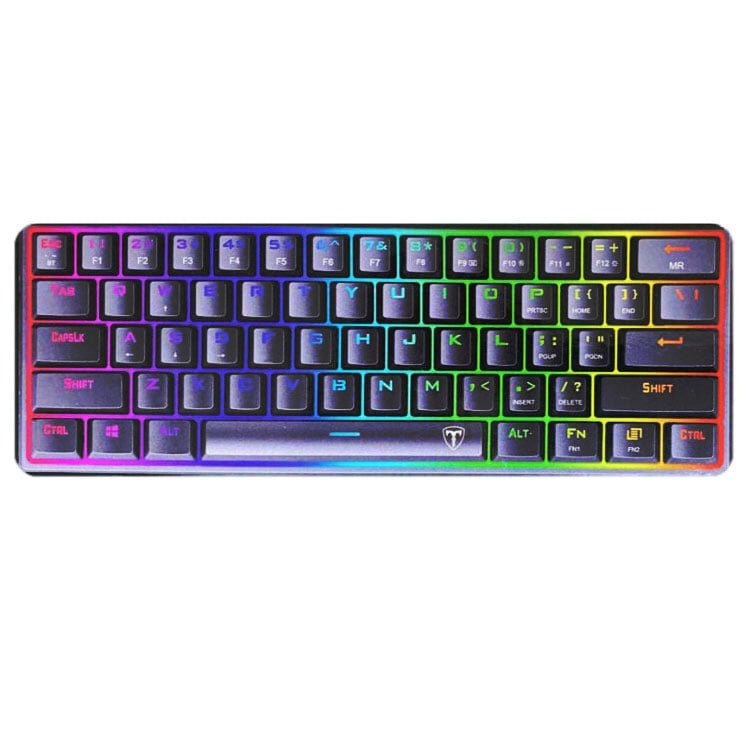 T-DAGGER | T-TGK317RGB-BL VERDE Gaming Keyboard 機械鍵 (青軸), 有線/藍牙模式, 可選擇3 ...