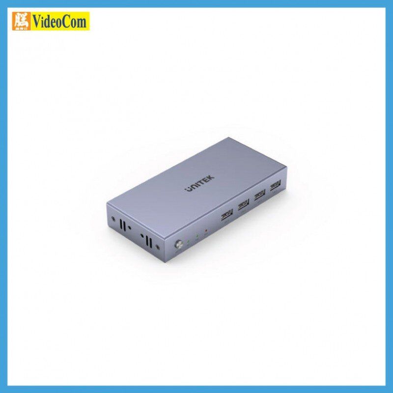 UNITEK | V307A HDMI 4K 60Hz KVM Switch 2 In 1 Out with 4-Port USB2.0 Hub 4894160048301 ...