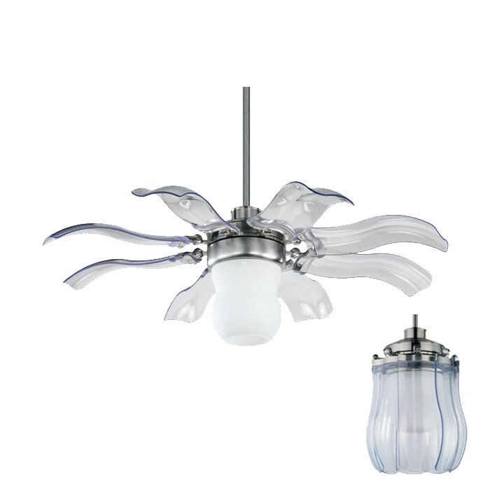 芬朵 | Vento 42inch FIORE 花朵系(銀機身)列吊扇燈 風扇燈 吊扇燈 LED Ceiling Fan | 顏色 : 白色 ...