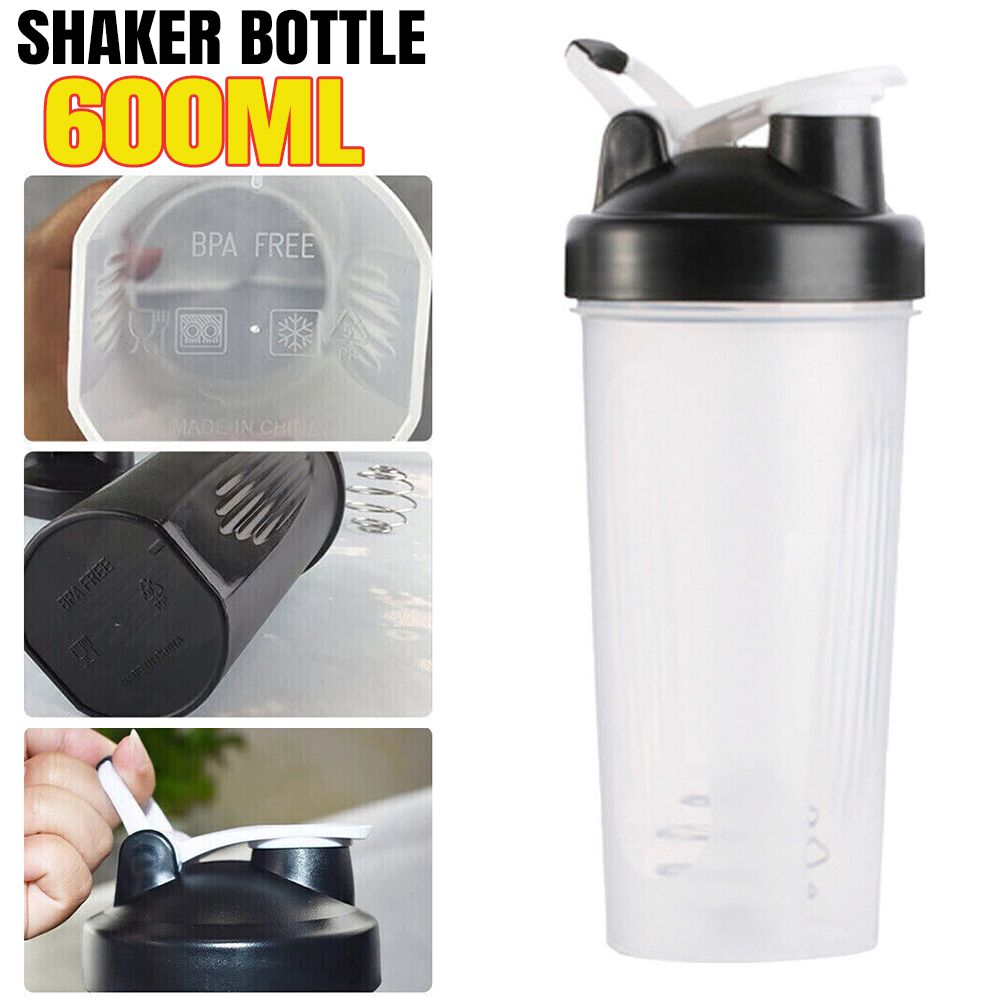 屯京 | Black 600ml Bubble Protein Powder Cup Shaker Cup Milkshake Cup ...