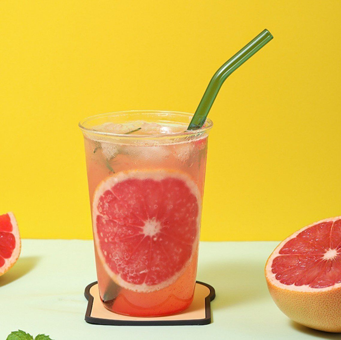 日本暢銷 | 環保飲管家庭套裝 彩色玻璃彎管(4枝) #奶茶 #橙汁 #紅茶 | HKTVmall 香港最大網購平台