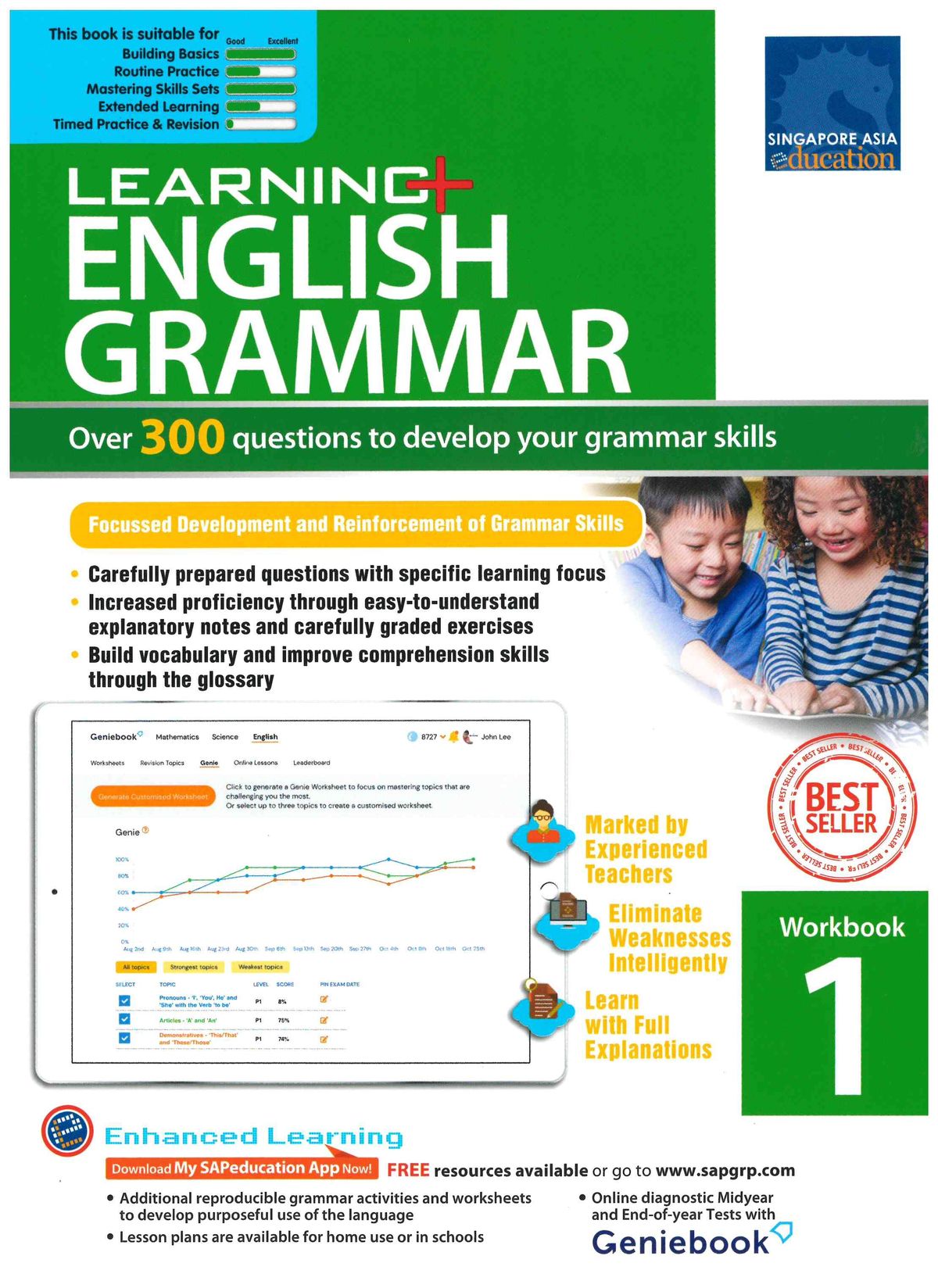 SAP | Learning+ English Grammar Workbook 1 | 尺碼 : P1 | HKTVmall 香港最大網購平台