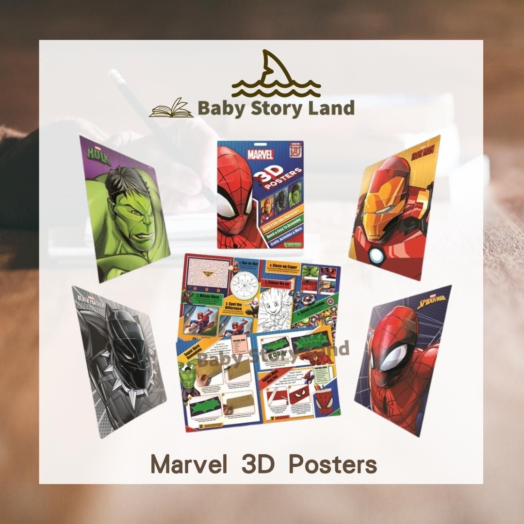 MARVEL | Marvel 3D Posters (Parallel Import) | HKTVmall The Largest HK ...