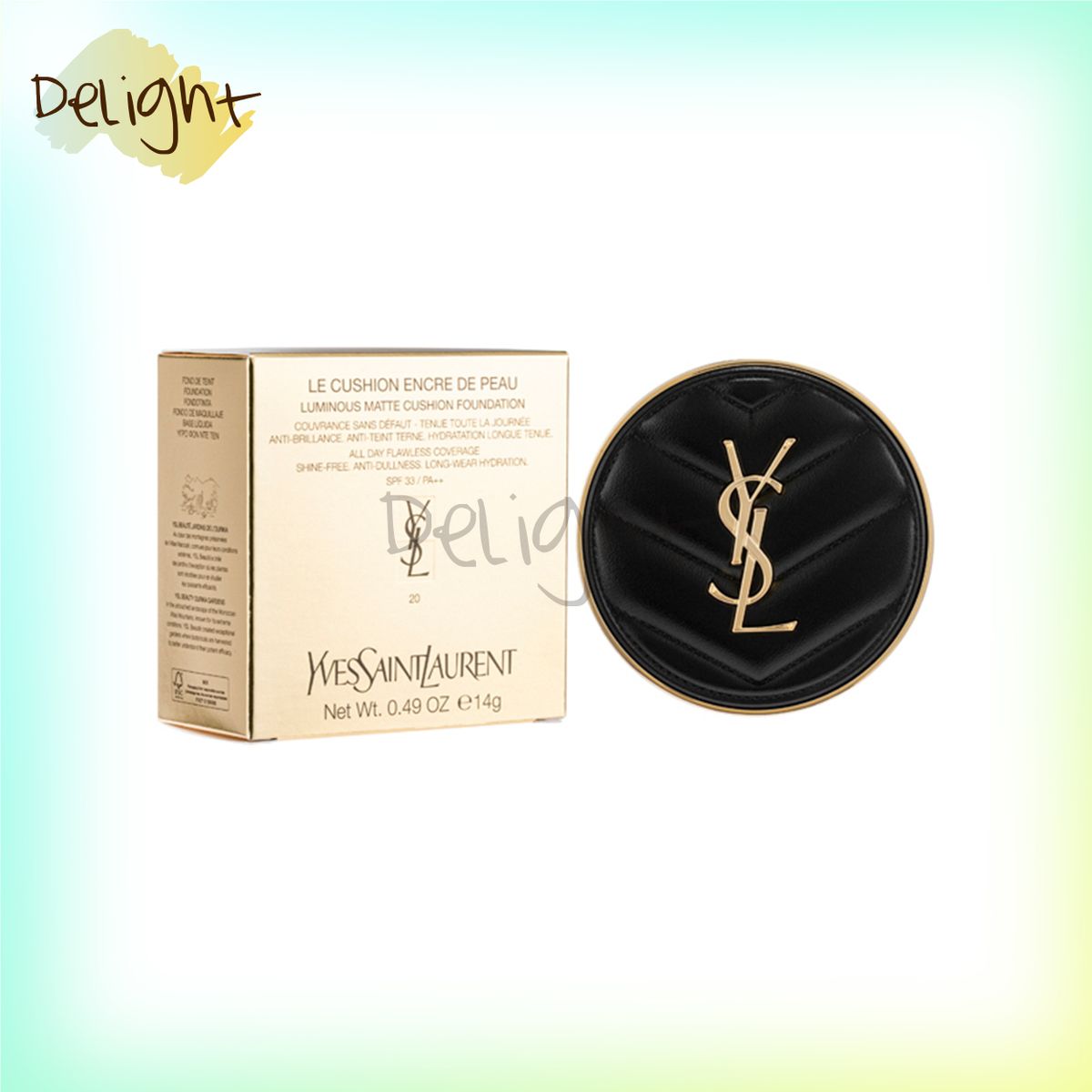 Yves Saint Laurent (YSL) | 昇級版輕透無重羽毛氣墊粉底 SPF33PA++ 14g #20 | 4935421738965 | 平行進口商品 | HKTVmall ...